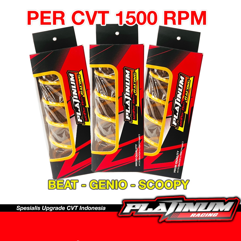 Jual PER CVT RACING 1500 RPM BEAT / SCOOPY / GENIO / VARIO 110 KARBU KARBURATOR FI ESP STATER ...