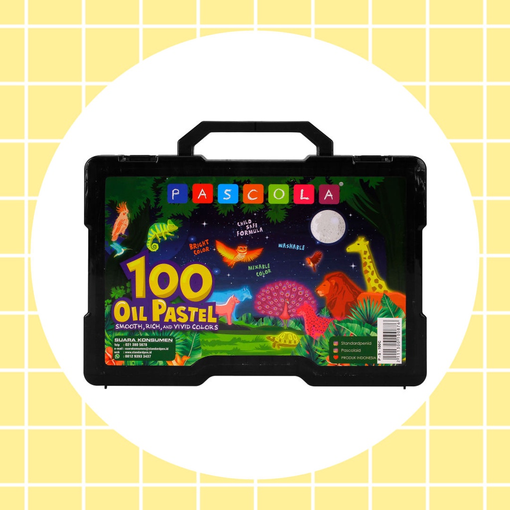 Jual Standard Pascola Oil Pastel 100 / Set ( Crayon / Pewarna ...