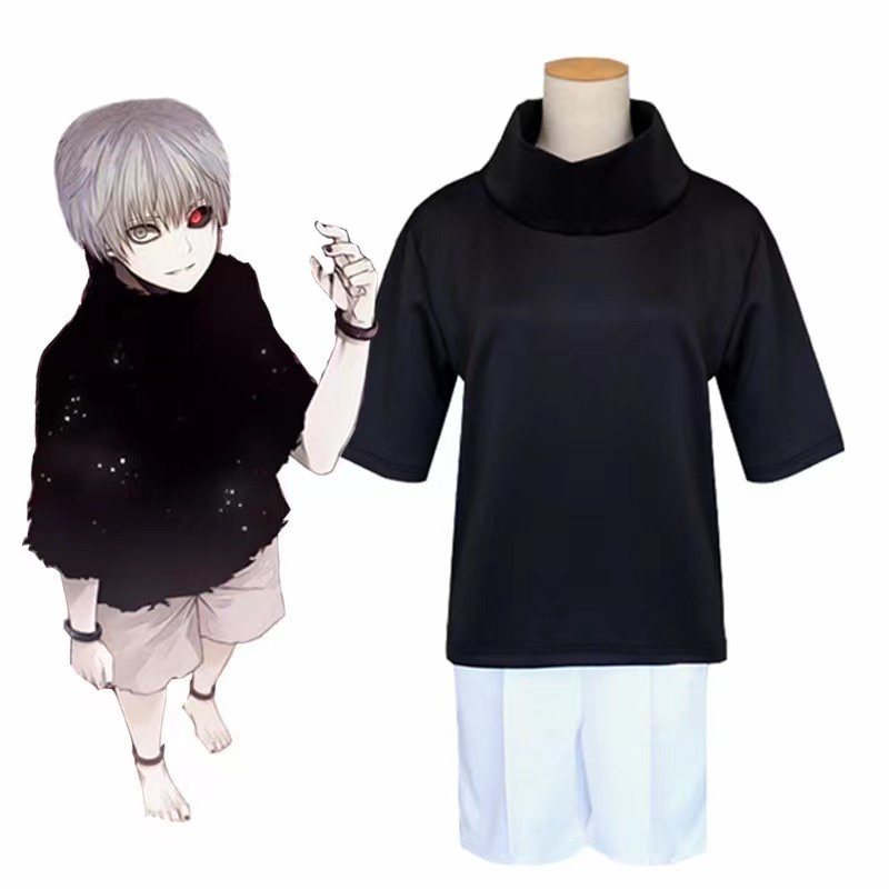 Jual Anime Tokyo Ghouls Kaneki Ken Cosplay Costume Full Set Daily ...