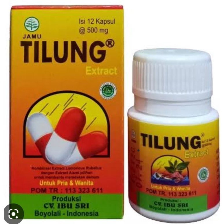 Jual TILUNG KAPSUL/KAPSUL CACING/OBAT DEMAM/TIPES | Shopee Indonesia