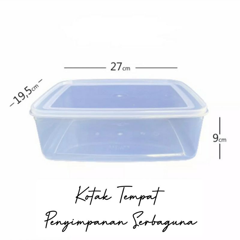 Jual Kotak Tempat Penyimpanan Serbaguna Box Container makanan 3500ml ...