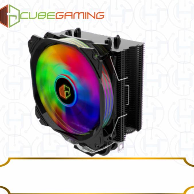 Jual CPU COOLER CUBE GAMING STROM SINGLE FAN ARGB 12CM 6 HEATPIPES ...