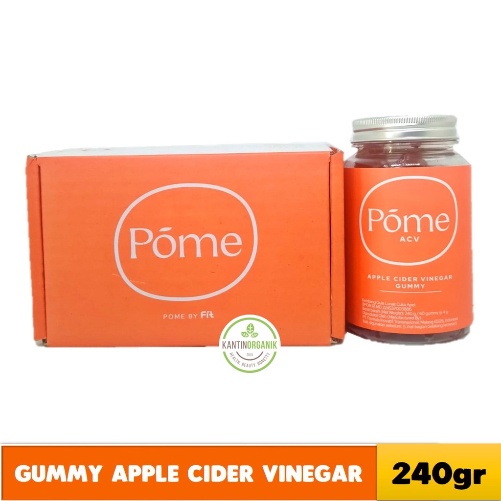 Jual Gummy Apple Cider Vinegar Pome - Gummy Cuka Apel Botol 240gr ...