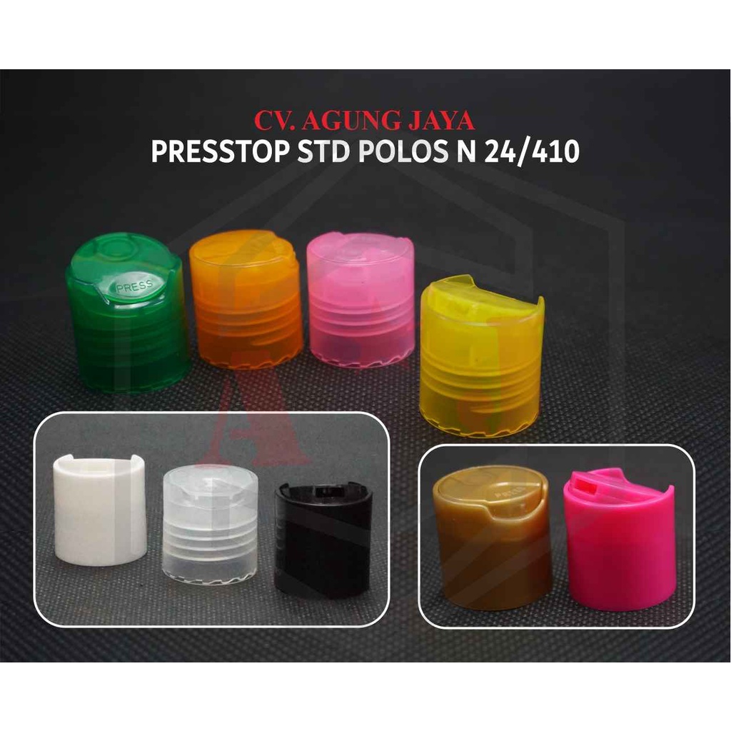 Jual Tutup Presstop 24 Polos / Press On D 24 / Tutup Shampo | Shopee ...