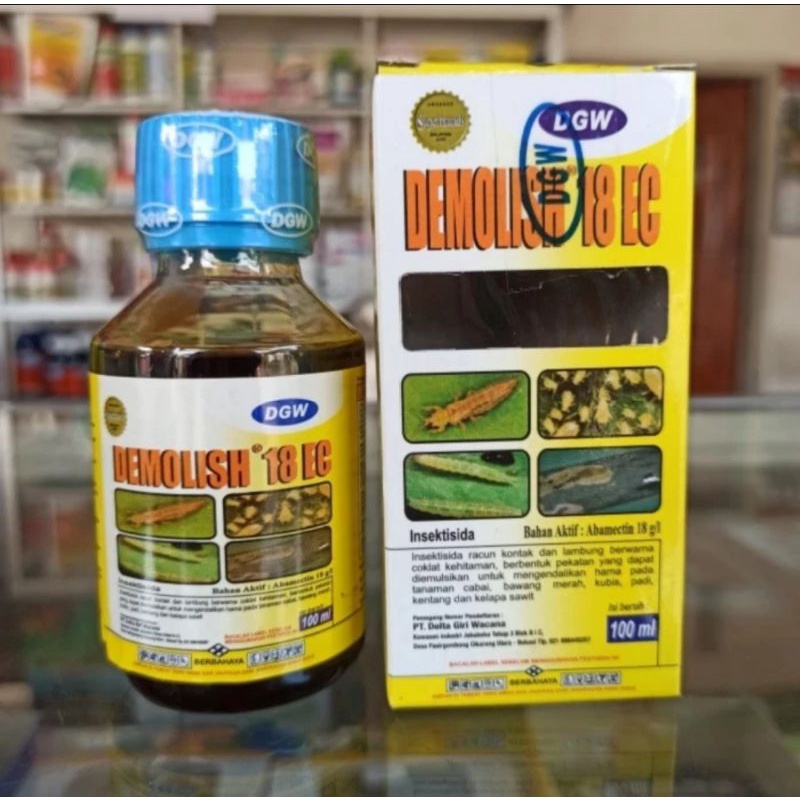 Jual Insektisida Demolish 100 ml 18 EC Abamectin Pembasmi Hama Ulat ...