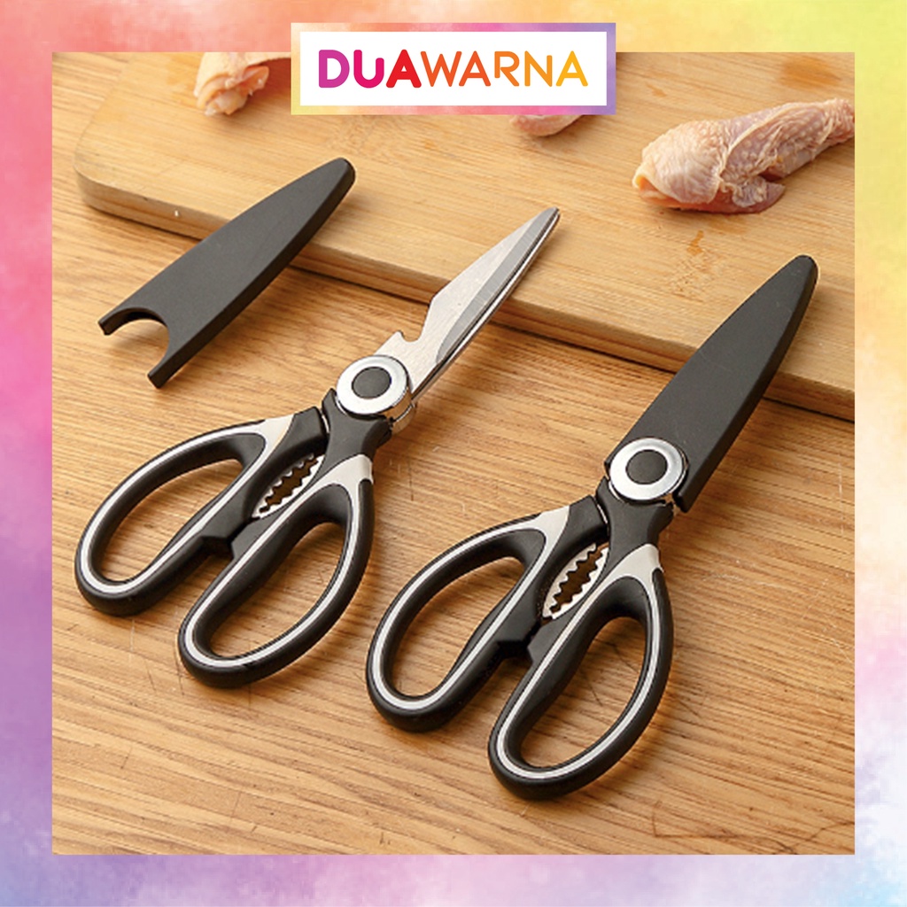 Jual DuaWarna Gunting Besar Dapur Serbaguna Stainless Steel Kitchen ...