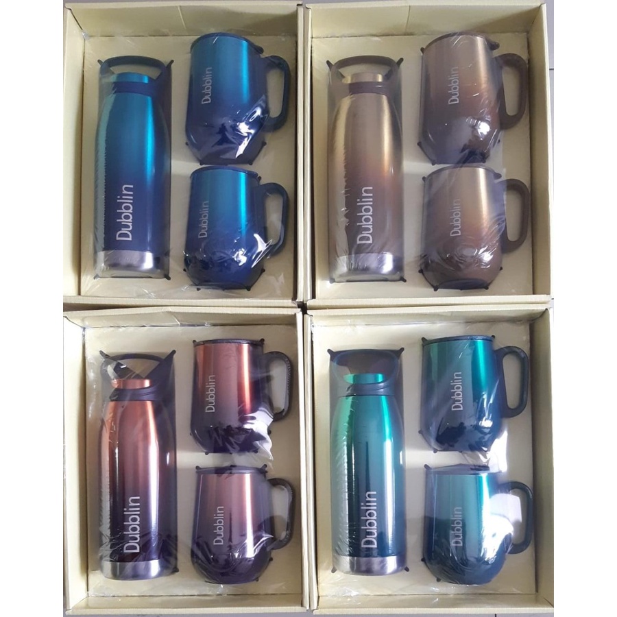 Jual Termos Dan Gelas Mug Dubblin GLAMOUR Gift set | Shopee Indonesia