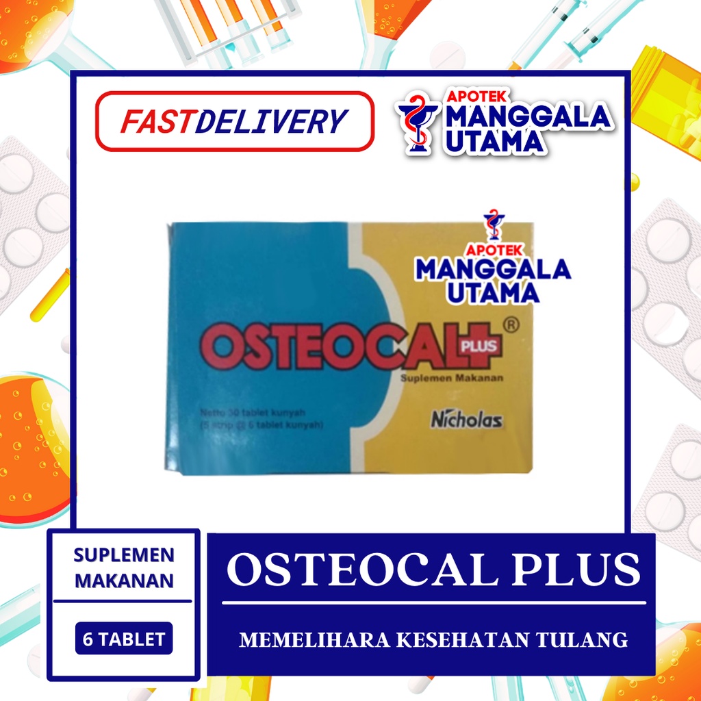 Jual OSTEOCAL PLUS [PER STRIP ISI 6 TABLET | Shopee Indonesia