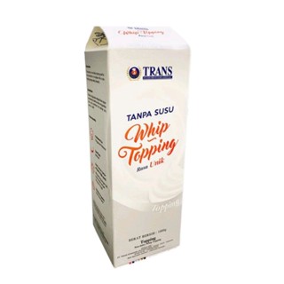 Jual Trans Whip Topping 1 Liter/Trans Whipping Cream 1 Lt | Shopee ...