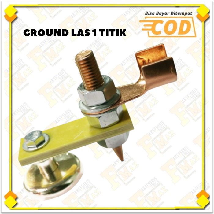 Jual Klem Magnet Konektor Kabel Massa/Ground Mesin Travo/Alat Las ...