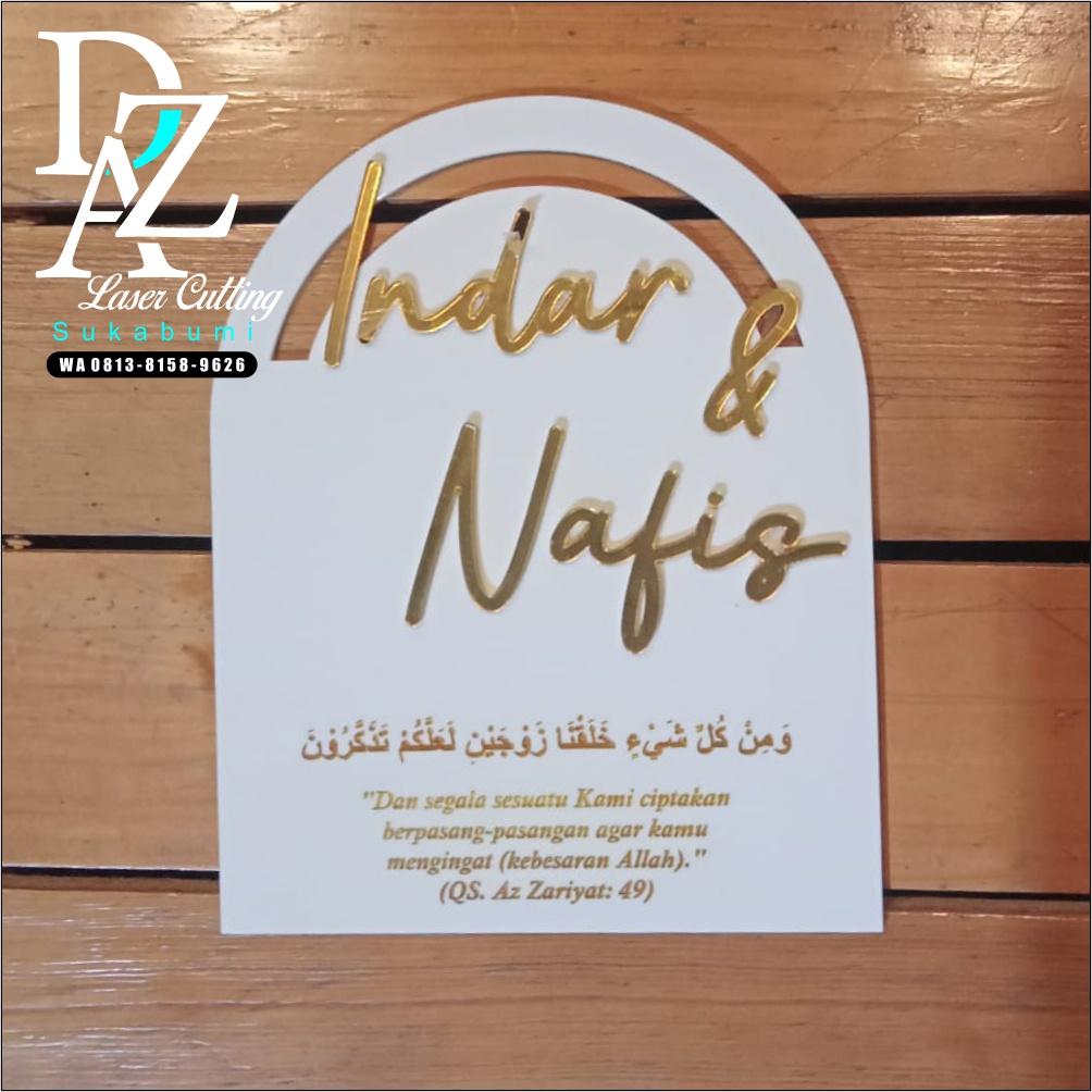 Jual akrilik tetes air/akrilik brush isian frame mahar | Shopee Indonesia