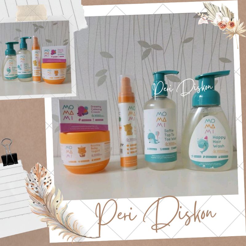 Jual Momami Softie Top To Toe Wash | MoMaMi Bouncy Baby Yogurt | MoMaMi ...