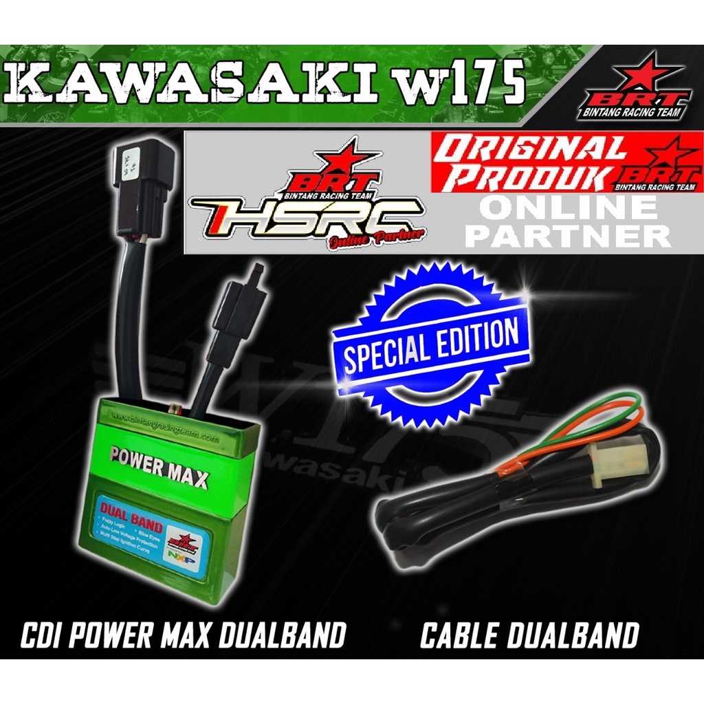 Jual CDI Racing BRT Powermax DUAL BAND Kawasaki W 175 Harian Bore Up JapStyle Cdi W175 Enduro ...