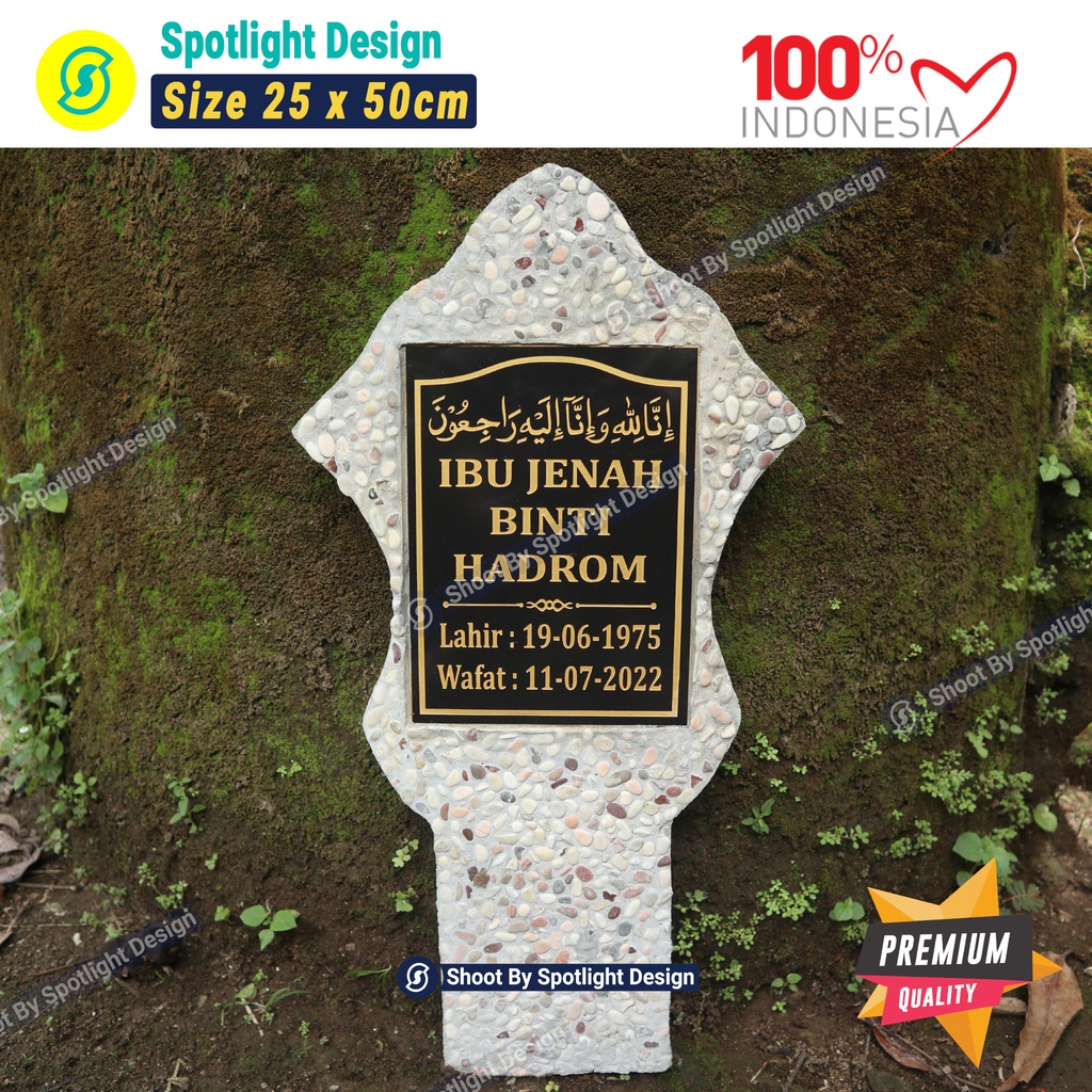 Jual Batu Nisan Patok Padung Patok Makam Tancap Untuk Muslim/Islam Free ...