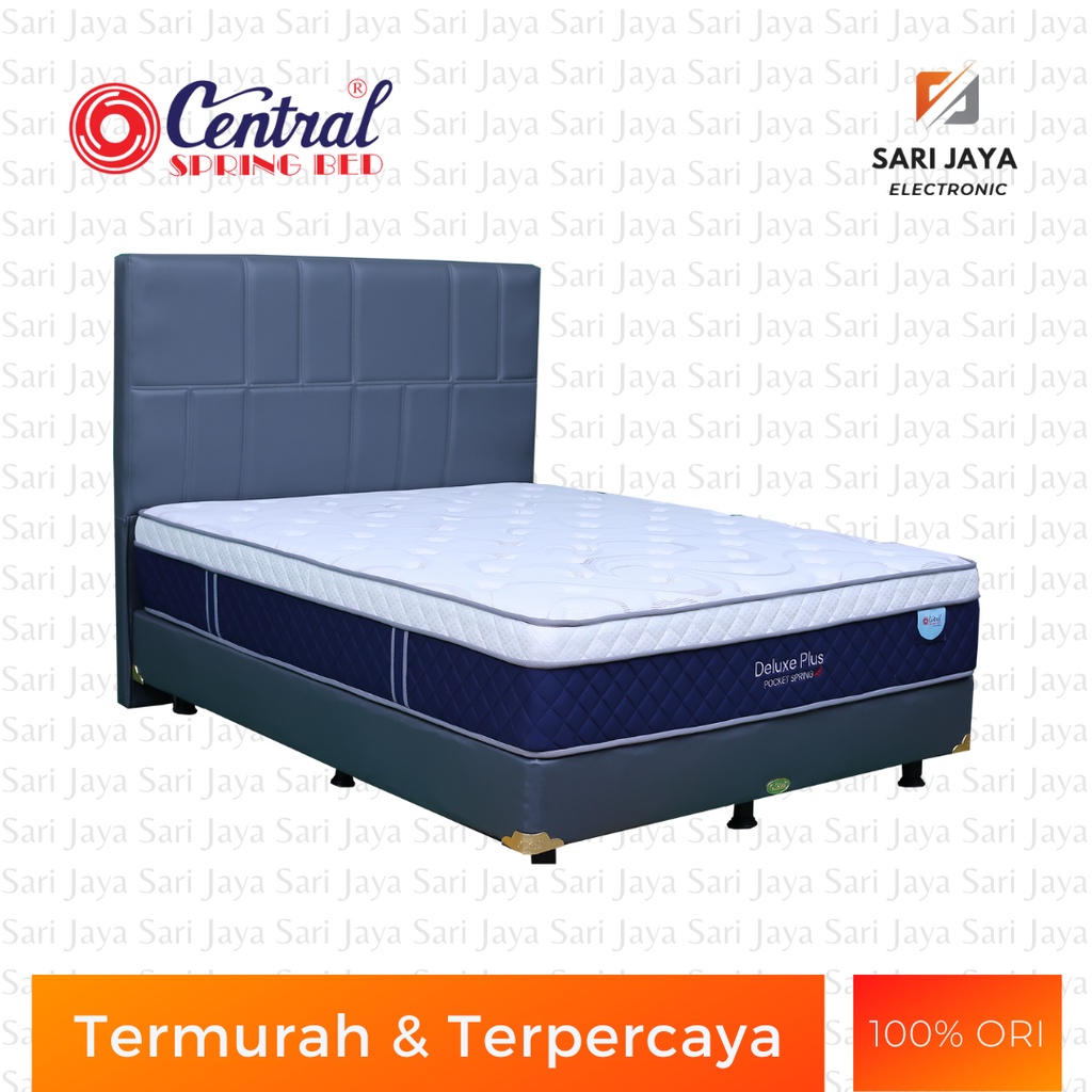 Jual Spring Bed / Matras / Kasur Central Deluxe Plus Pocket | Shopee ...