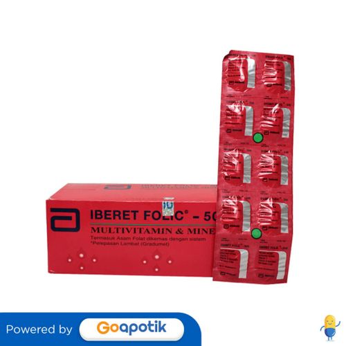 Jual Iberet Folic Box 100 Tablet | Shopee Indonesia