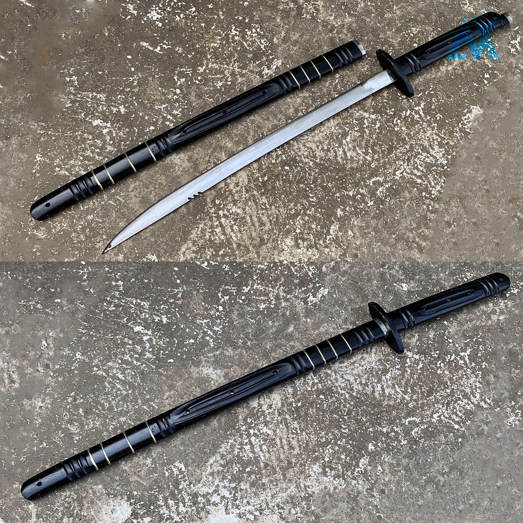 Jual Katana Asli Legendaris Hitam Samuray Pedang | Shopee Indonesia