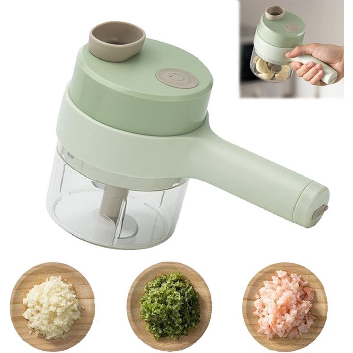 Jual Chopper Blender Giling Bumbu Food Chooper Wireless 4 in 1 ...