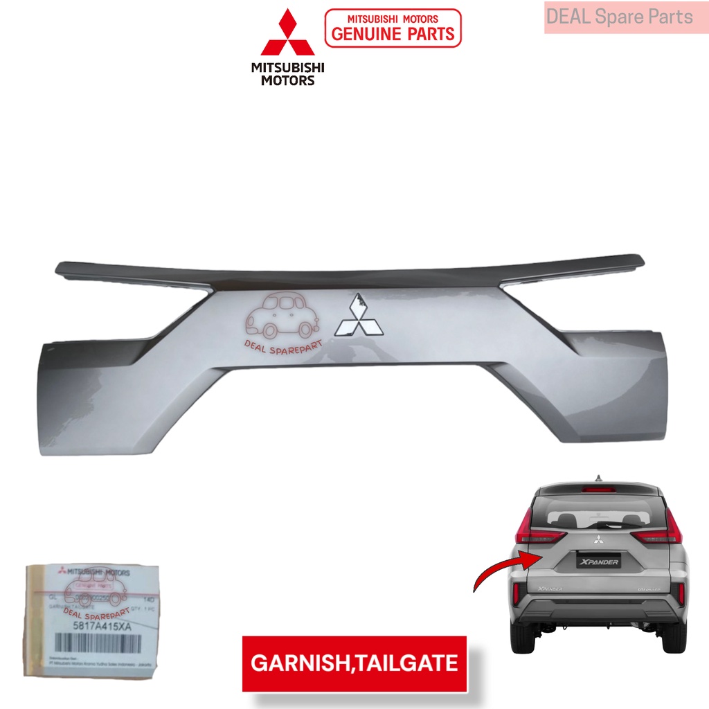 Jual Garnish Tailgate Pintu Bagasi Ori Mitsubishi New Xpander ...