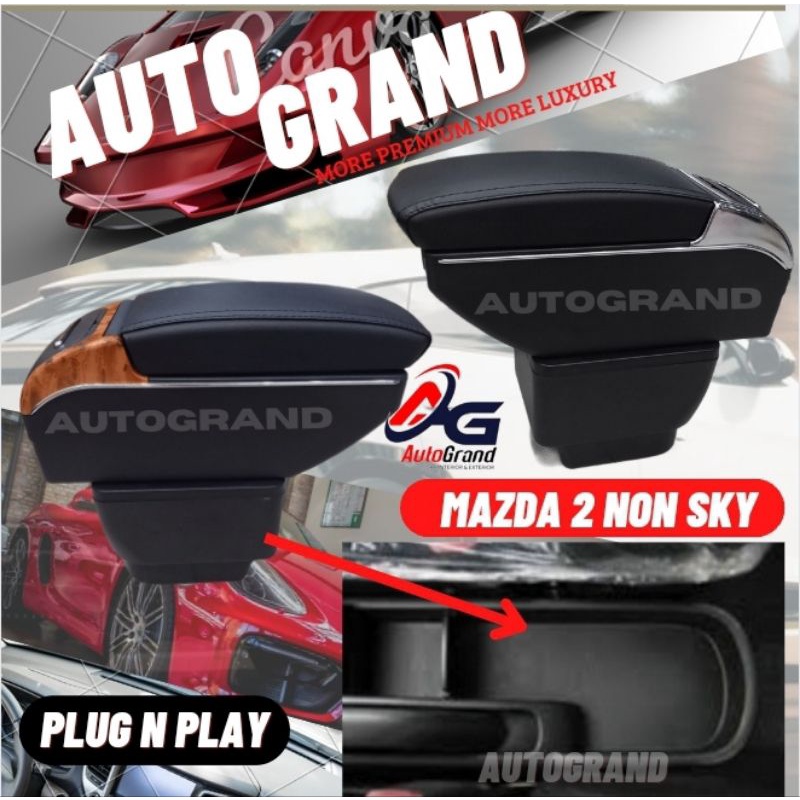 Jual ARMREST MAZDA 2 -AUTOGRAND CONSOLE BOX - ARMREST MAZDA 2 non ...