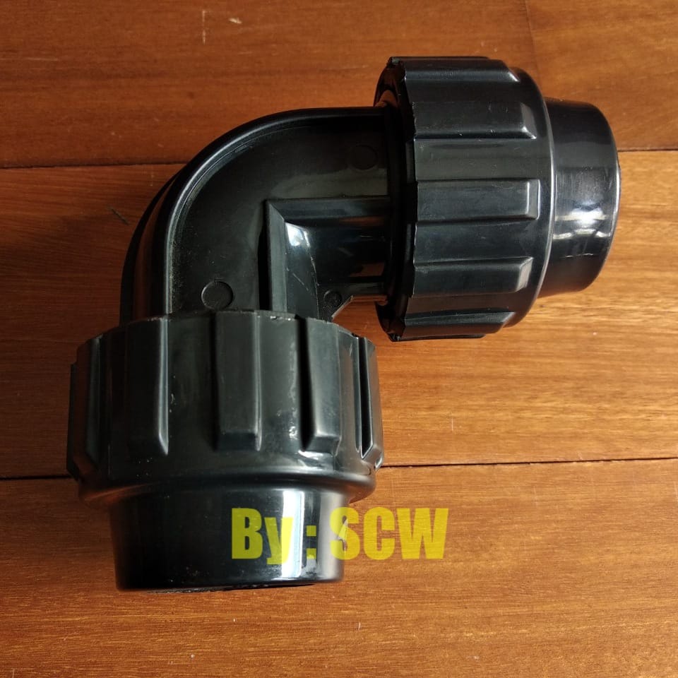 Jual Elbow HDPE 90mm 3" Inch Keni Knee Compression Fitting Pipa HDPE | Shopee Indonesia