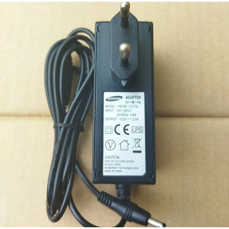 Jual Adaptor Charger 12v 2A colokan kecil 3,5mm monitor SAMSUNG ...