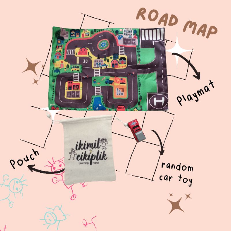 Jual Playmat Road Map | Shopee Indonesia