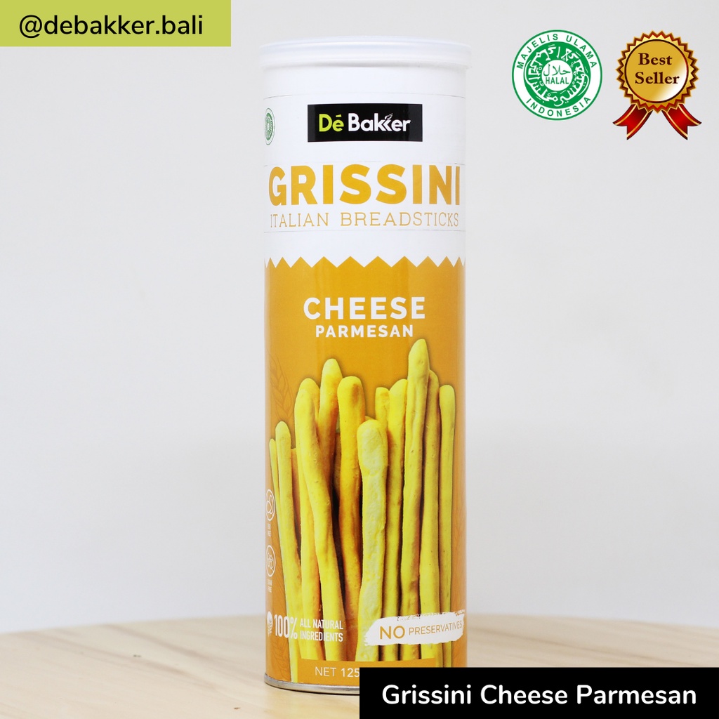 Jual Debakker Grissini Cheese Parmesan- Diet Snack- Healthy Snack - Low ...