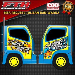 Jual [Terbaru] Sticker Decal/Cutting Pintu Samping Truk Hologram Stiker ...