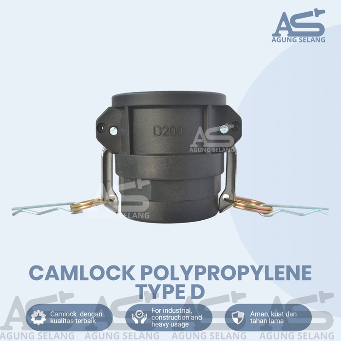 Jual Camlock PP D 3inch Polypropylene tipe D300 Drat Female Thread ...