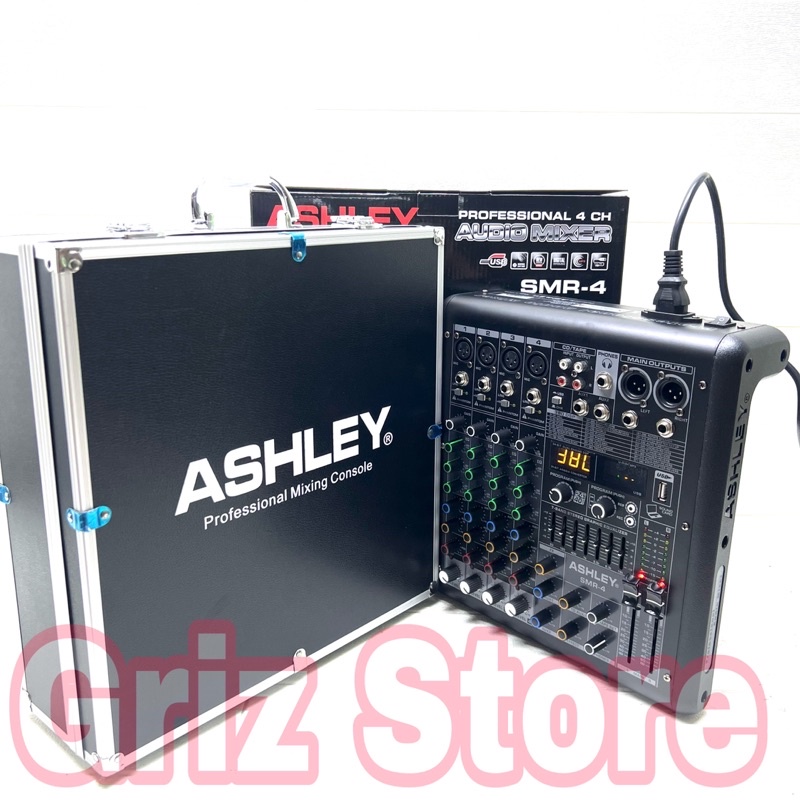 Jual Mixer Ashley SMR 6 Original 6 Channel Bluetooth - USB Ashley Premium 6 | Shopee Indonesia