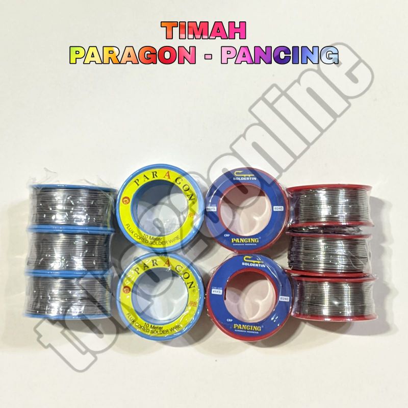 Jual TIMAH PARAGON 10M / TIMAH PANCING 10M / TIMAH SOLDER 10M 10 M 10 METER | Shopee Indonesia