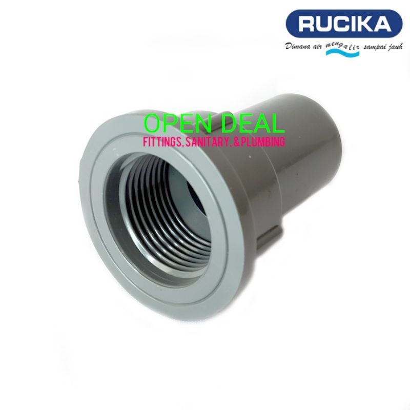 Jual SDD 1 x 3/4" inch Aw Rucika / Sok Drat Dalam Pvc 1 x 3/4 in ...