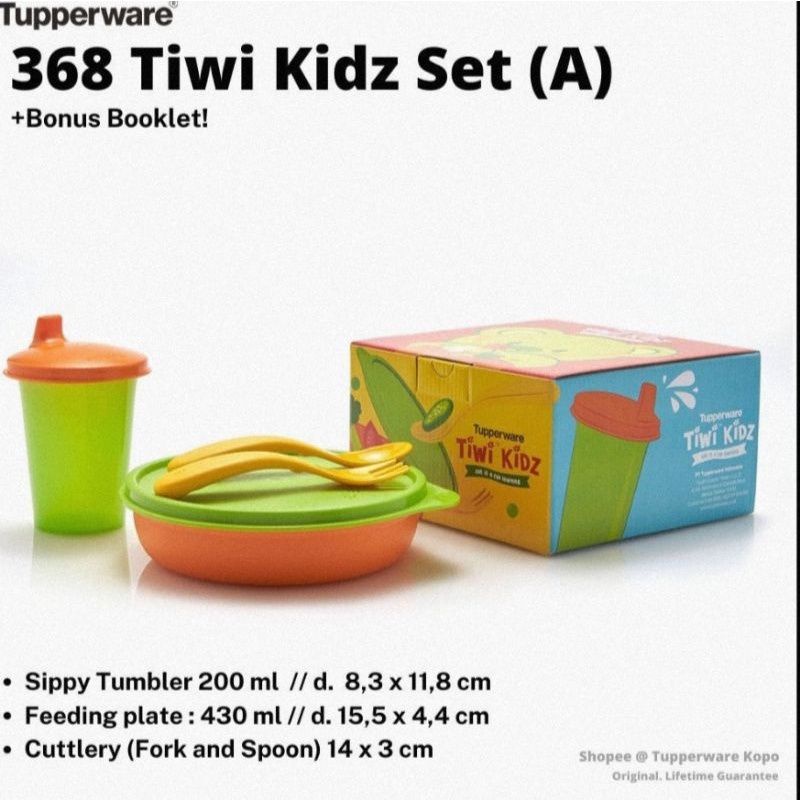 Jual tiwi Kids tiwi todz tup Lunch set tempat mpasi tempat makan bayi ...