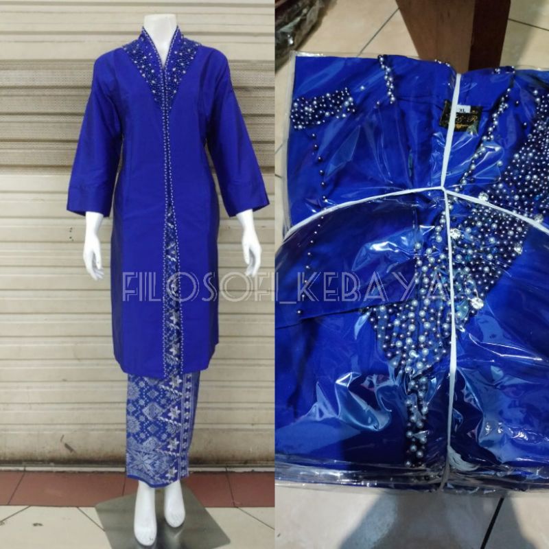 Jual FK-SET KEBAYA KURUNG TAFFETA MUTIARA V // KEBAYA KURUNG TAFFETA ...
