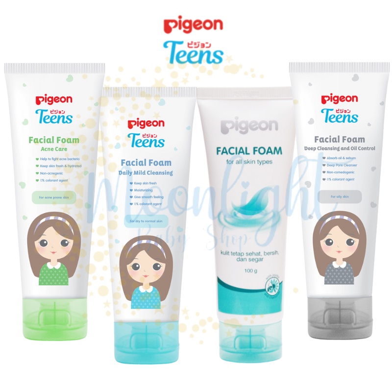 Jual Pigeon Teens Facial Foam 100ml Sabun Cuci Muka Anti Jerawat All ...