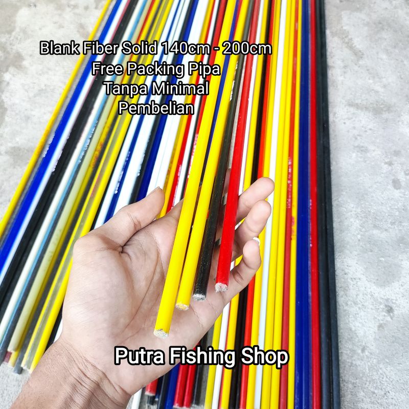 Jual Blank Fiber Solid Kaku Dan Lentur 130cm - 200cm | Blank Fiber ...