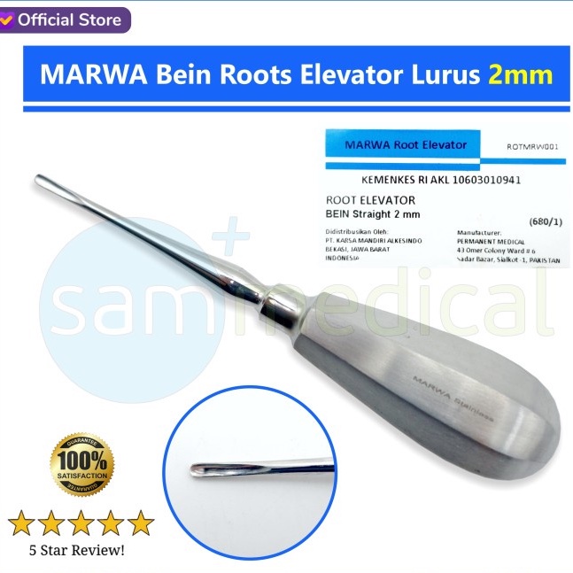 Jual MARWA Bein Roots Elevator Lurus 2mm | Shopee Indonesia