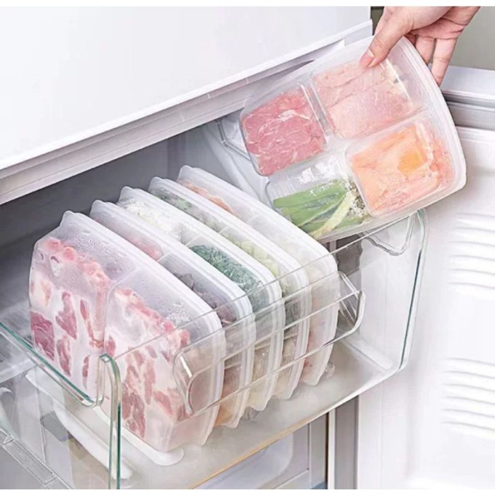 Jual tempat penyimpanan makanan kulkas food storage container dengan ...