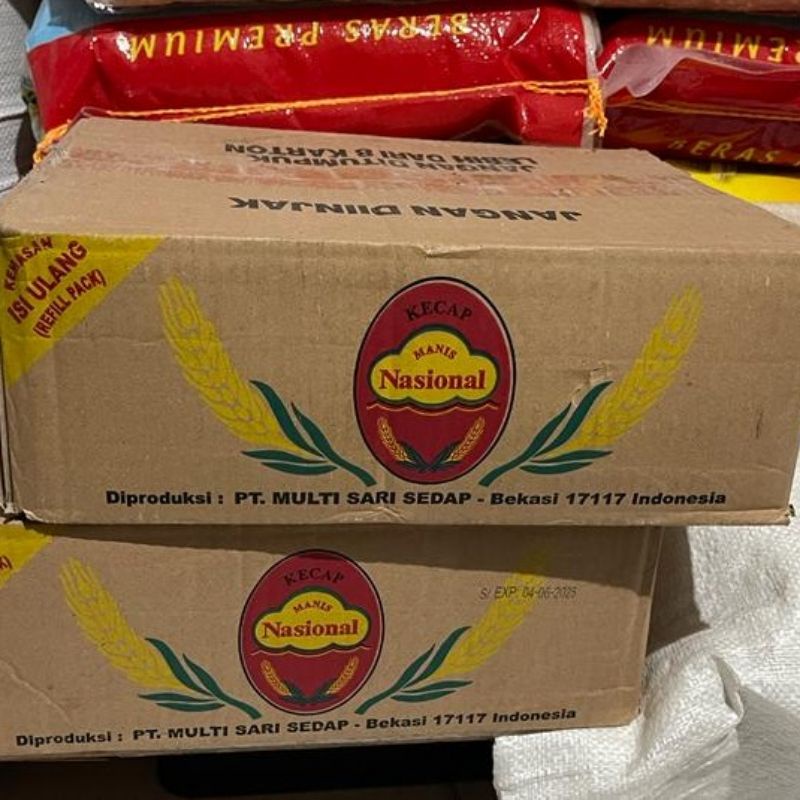 Jual KECAP MANIS NASIONAL (1 Dus isi 24 Pak @220ml) | Shopee Indonesia
