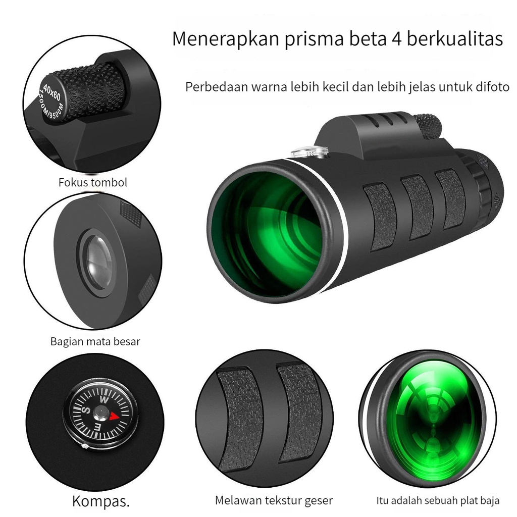 Jual Teropong Monocular dengan Lensa Optical Glass - Melihat Jarak Jauh ...
