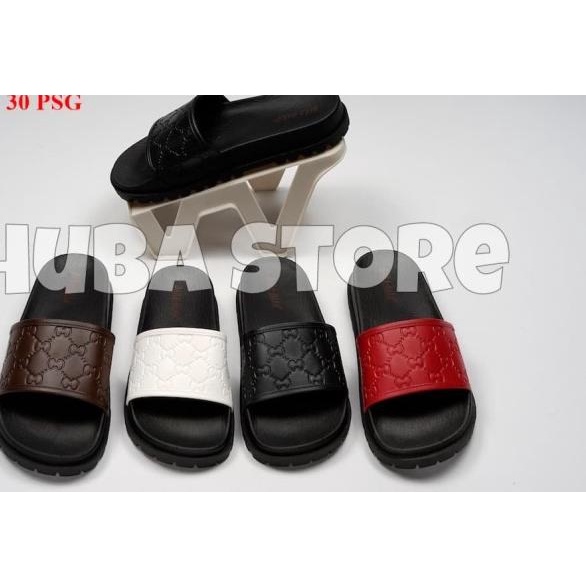 Jual HUBA SANDAL PRIA SLOP JELLY SENDAL COWOK KARET IMPORT AAAA2078KG ...