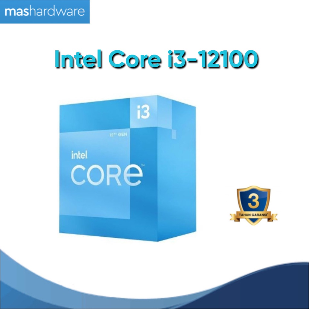 Jual Processor Intel Gen12 Core i3-12100 Box | Shopee Indonesia