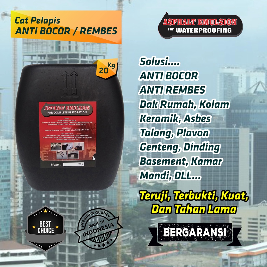Jual Aspal Cair Anti Bocor dan Rembes Asphalt Emulsion for ...