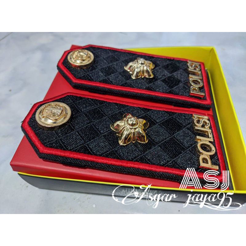 Jual tanda pangkat kompol PDU perlengkapan polisi exclusive produk lis ...