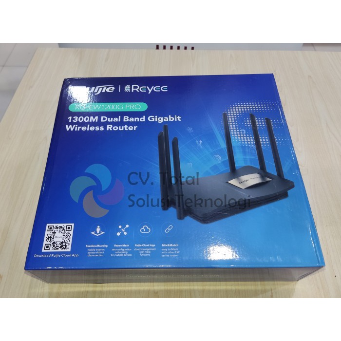 Jual Ruijie-REYEE - RG-EW1200G PRO 1300M Dual-band Gigabit Wireless ...