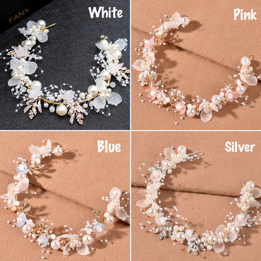 Jual Premium Flower Crown Headpiece Bridal Tiara Mahkota Bunga | Shopee ...