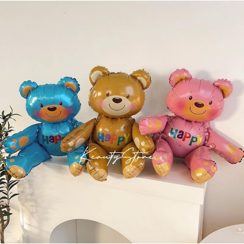 Jual balon beruang gaya ins korea estetik untuk dekorasi pesta ulang ...