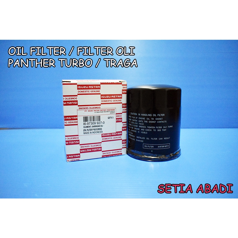 Jual OIL FILTER / FILTER OLI / SARINGAN OLI ISUZU PANTHER EURO TURBO ...