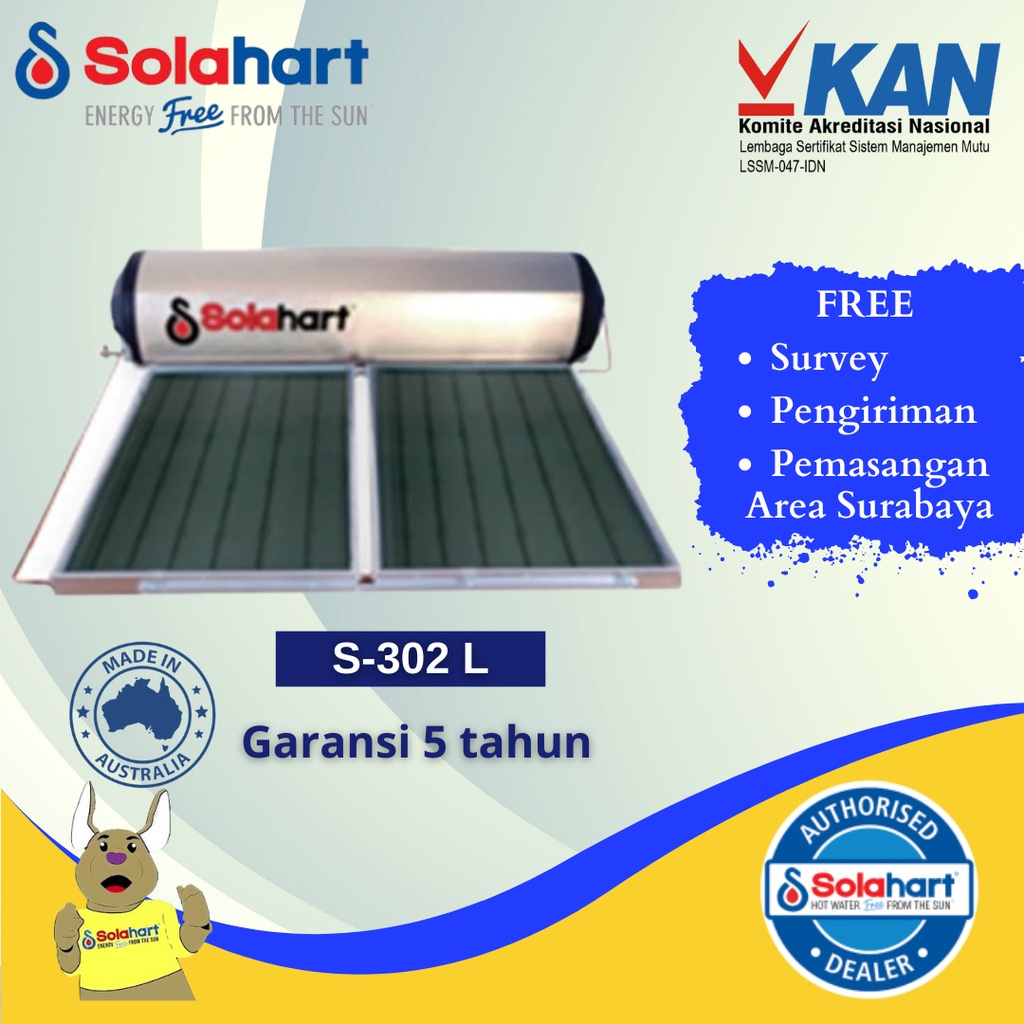 Jual Solahart Solar Water Heater 302 L | Shopee Indonesia